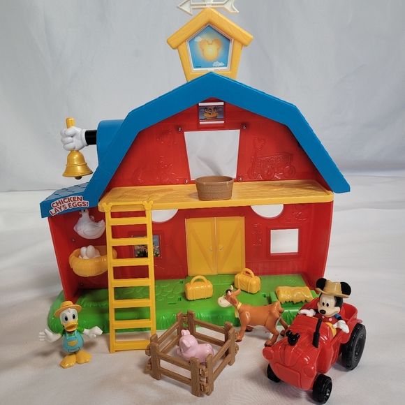 Disney | Toys | Disney Junior Mickey Mouse Barnyard Fun Playset 5 ...